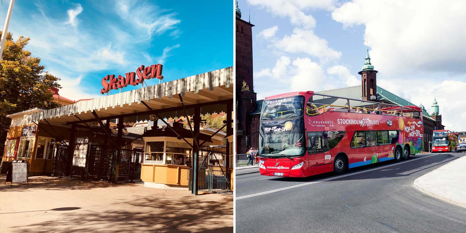Visit Skansen and tour Stockholm by bus combi | Redsightseeing